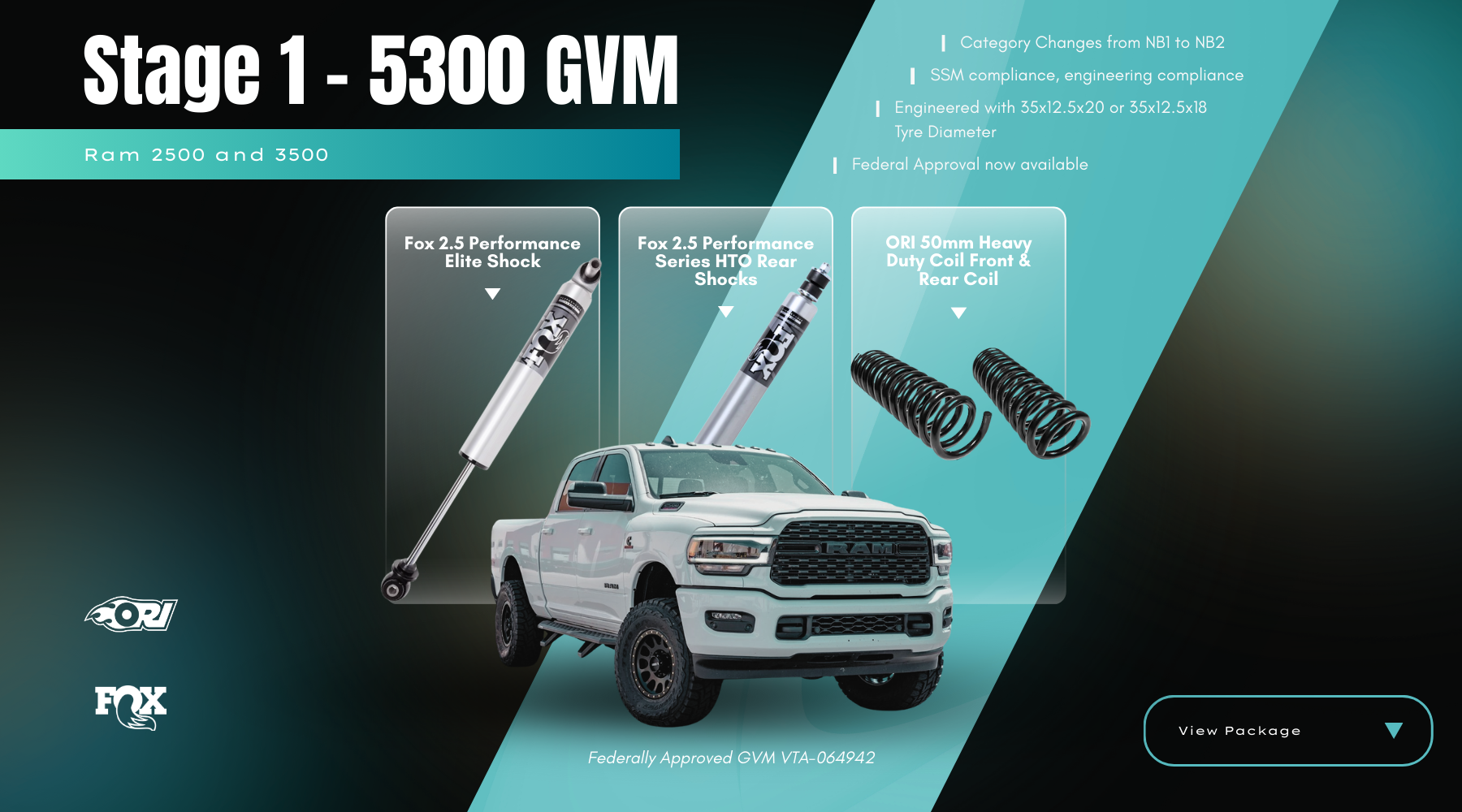 RAM 2500 GVM Packages - Offroad Industries