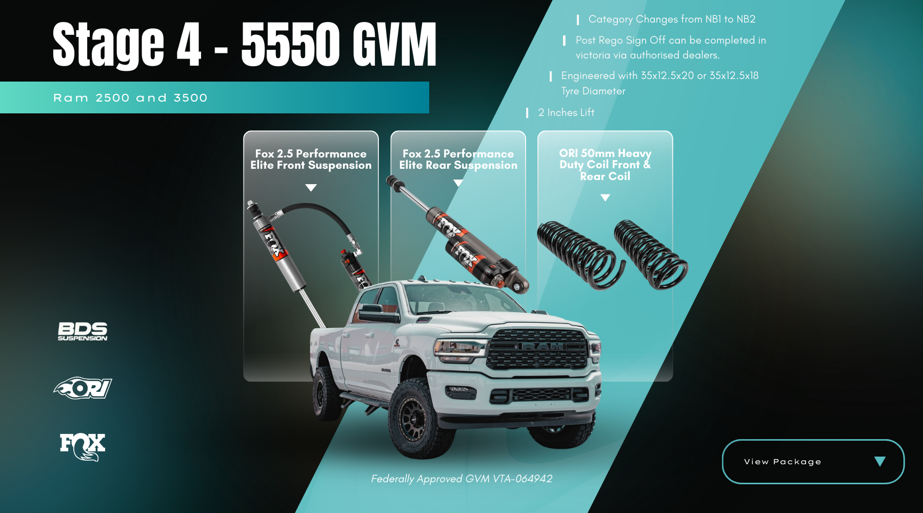 RAM 2500 GVM Packages - Offroad Industries