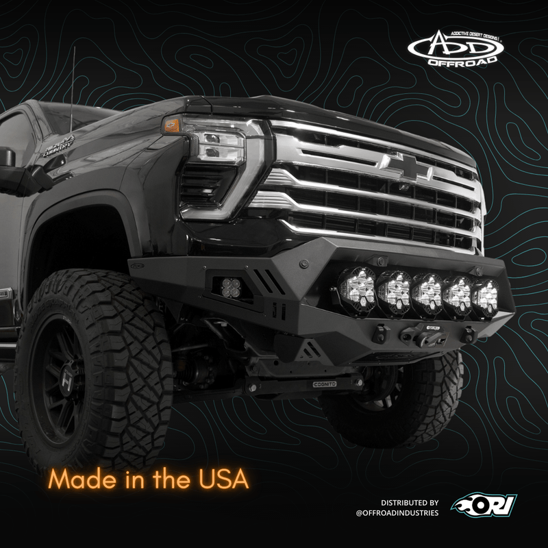 Addoffroad 2024+ Chevy Silverado 2500/3500 Bomber HD Front Bar ...