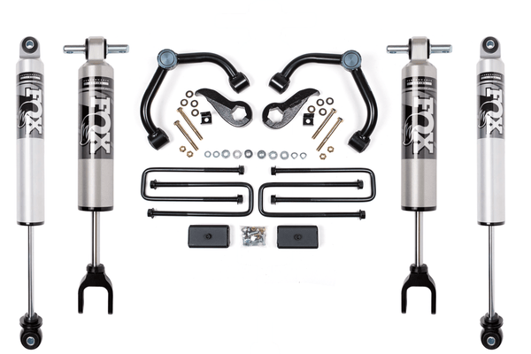BDS 3 INCH LIFT KIT Fox 2.5 HTO| CHEVY SILVERADO 2500HD (20-26 ...