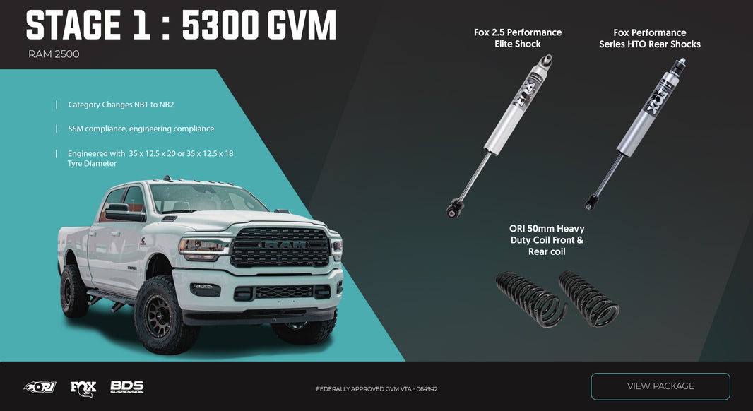 RAM 2500 GVM Packages - Offroad Industries