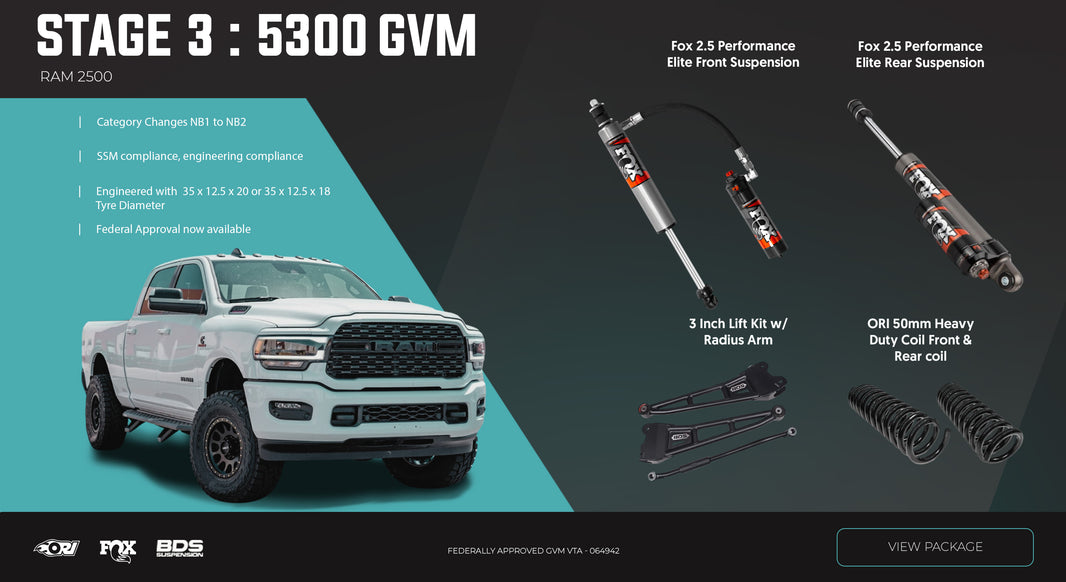 RAM 2500 GVM Packages - Offroad Industries