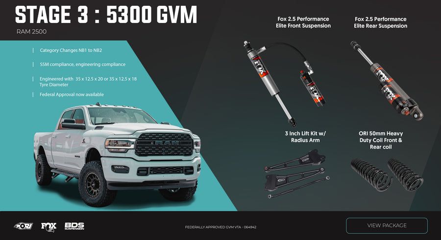 RAM 2500 GVM Packages - Offroad Industries