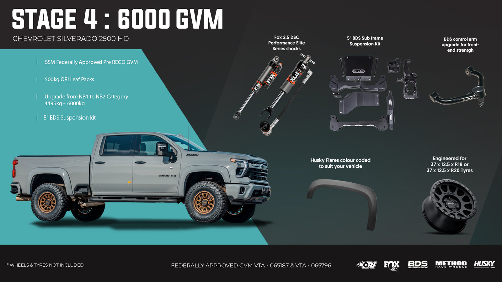 Chevy Silverado 2500HD GVM Packages - Offroad Industries
