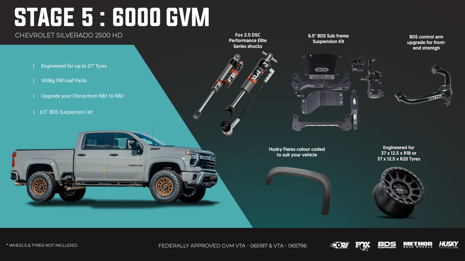 Chevy Silverado 2500HD GVM Packages - Offroad Industries